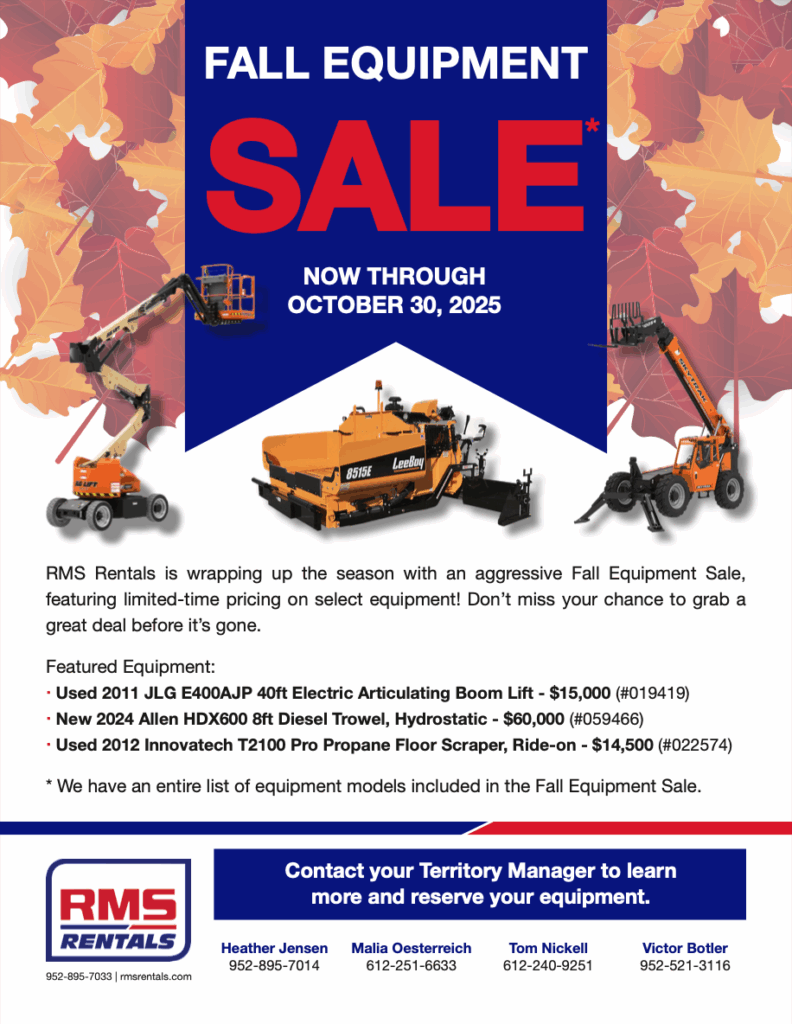 General Equipment Rental | RMS Rentals